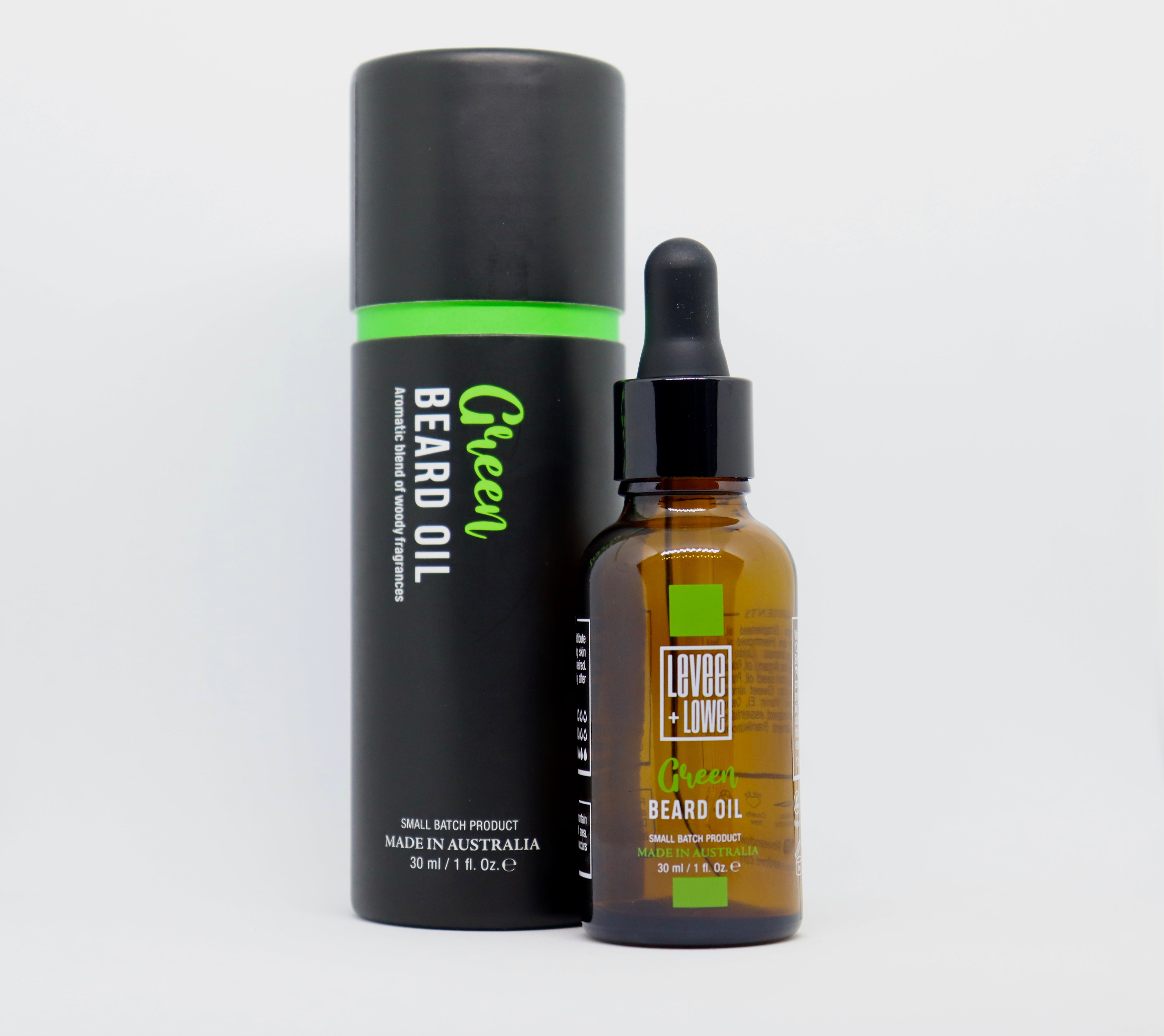 Beard Oil | Green 30ml | Levee + Lowe – Levee + Lowe™